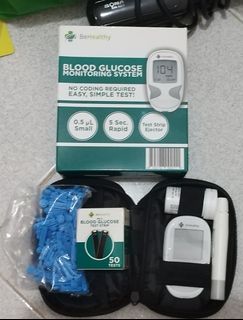 Advan Glucometer with 25 strips, Health & Nutrition, Health Monitors ...