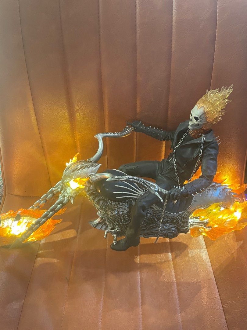 Hot Toys MMS133 Marvel Ghost Rider with Hell Cycle 1/6 Scale Figure, 興趣 ...
