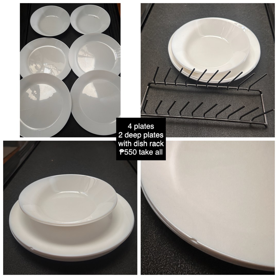 IKEA plates & deep plates, Furniture & Home Living, Kitchenware ...