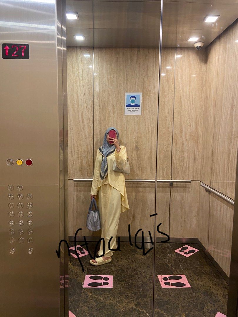 Baju Kurung Kebarung Khalsom Hasnuri, Women's Fashion, Muslimah Fashion ...