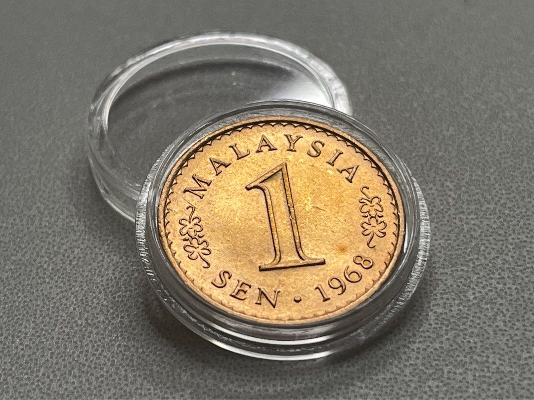 Malaysia 1sen 1968 parliament semi keydate duit lama banknotes, Hobbies ...