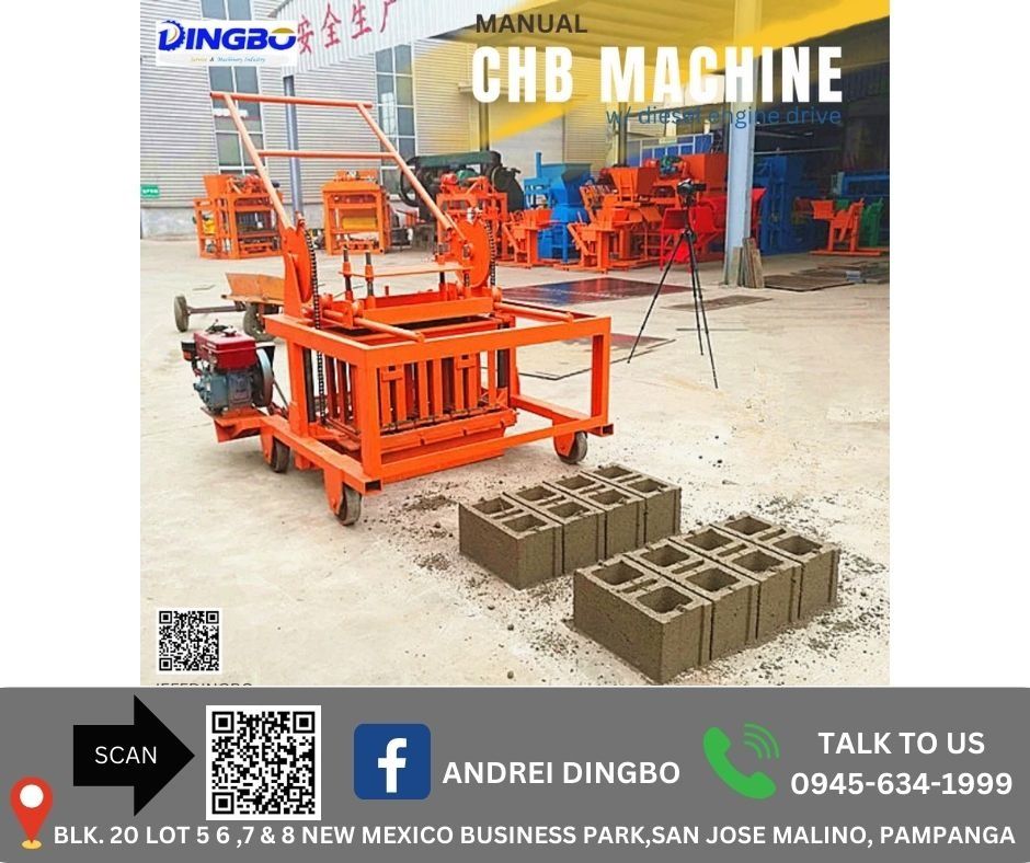 MANUAL CHB MACHINE, Commercial & Industrial, Construction Tools ...