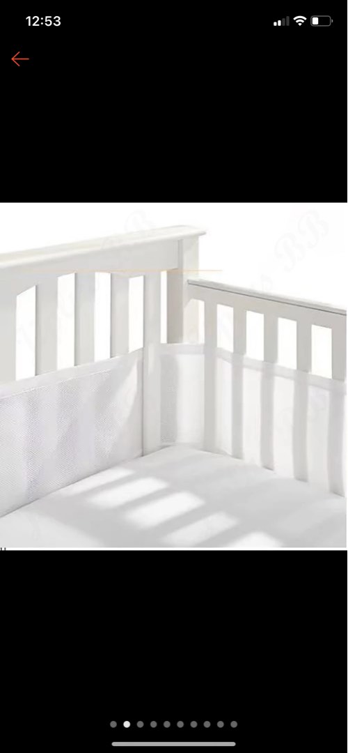 Mesh cot guard, Babies & Kids, Baby Nursery & Kids Furniture, Bed ...