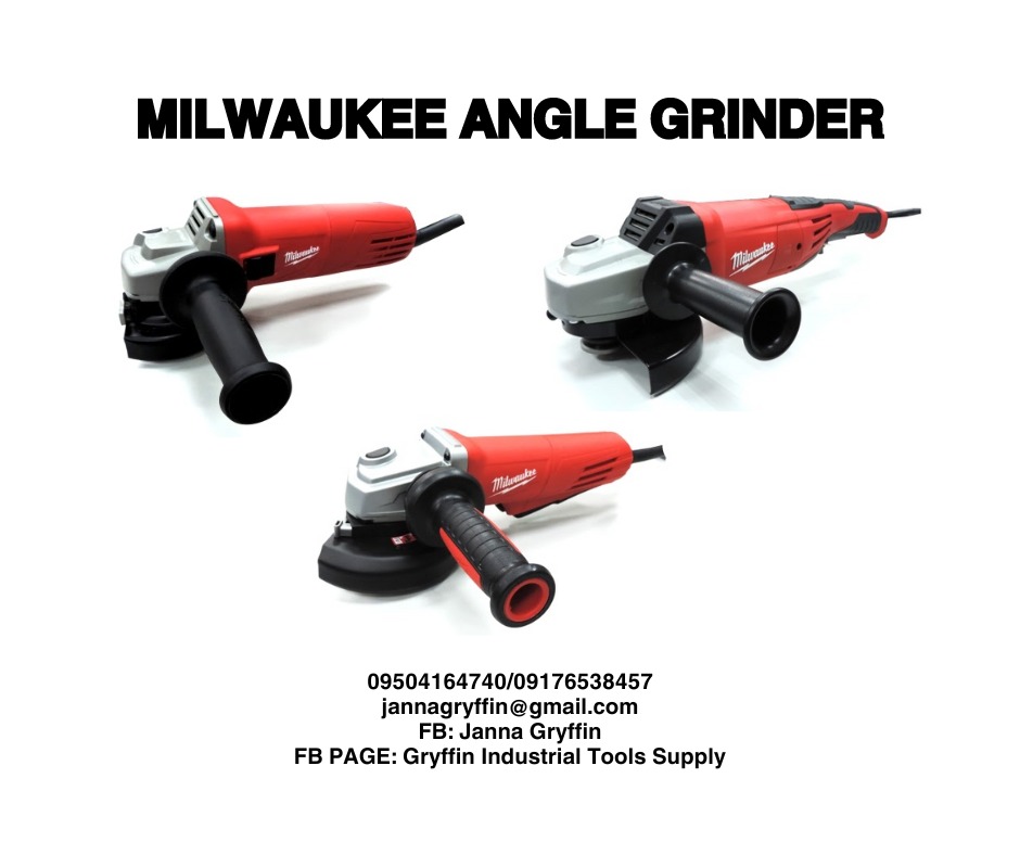 MILWAUKEE ANGLE GRINDER, Commercial & Industrial, Industrial Equipment ...