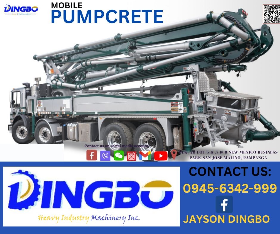 mobile pump crete, Commercial & Industrial, Construction Tools ...