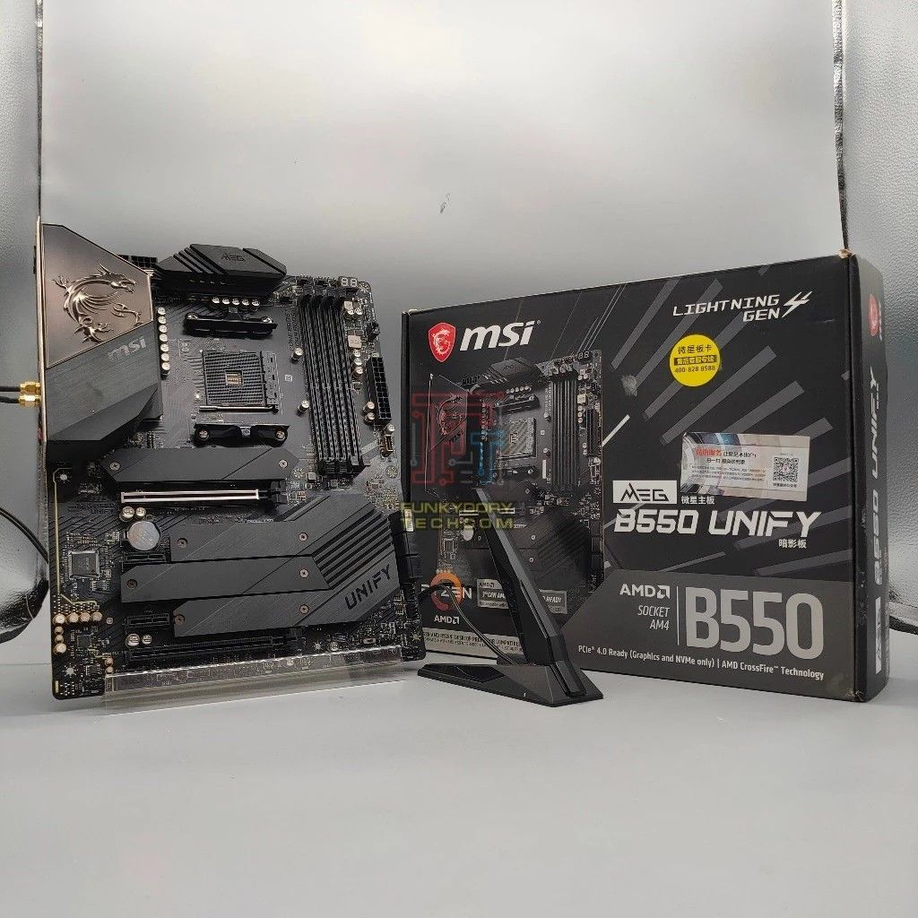 MSI MEG B550 UNIFY ATX AM4 Motherboard, Computers & Tech, Parts ...