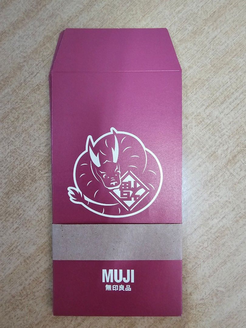 Muji Dragon Year Ang Pow Red Packet, Hobbies & Toys, Stationery & Craft ...