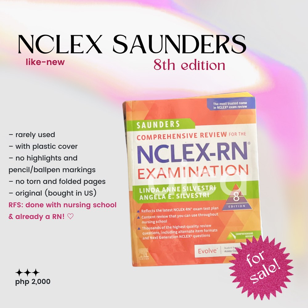 nclex saunders 8th edition, Hobbies & Toys, Books & Magazines ...