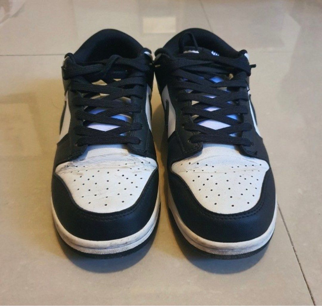 Nike SB Dunk Low Panda Black White Sneakers Shoes BW Original Authentic ...