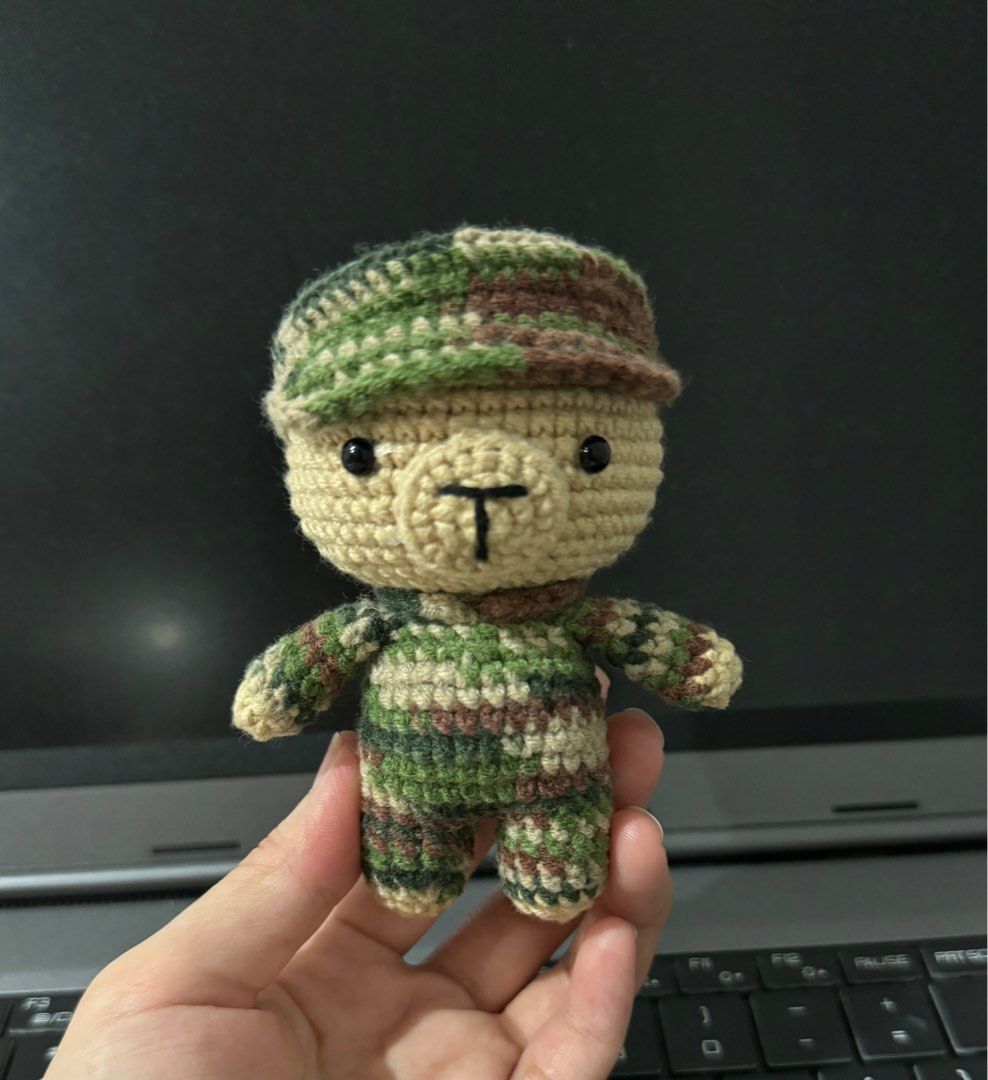 NS bear | Army bear, Hobbies & Toys, Stationery & Craft, Handmade Craft ...