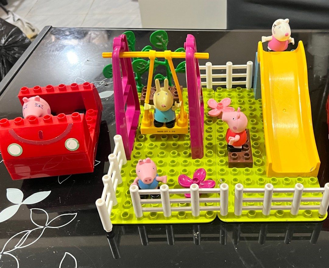 Peppa Pig Playground Set (lego), Hobbies & Toys, Toys & Games on Carousell