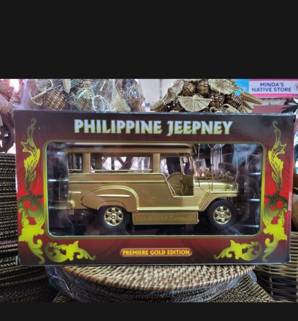 Philippine Jeepney Die-Cast Metal 8" Gold Edition, Hobbies & Toys, Toys ...