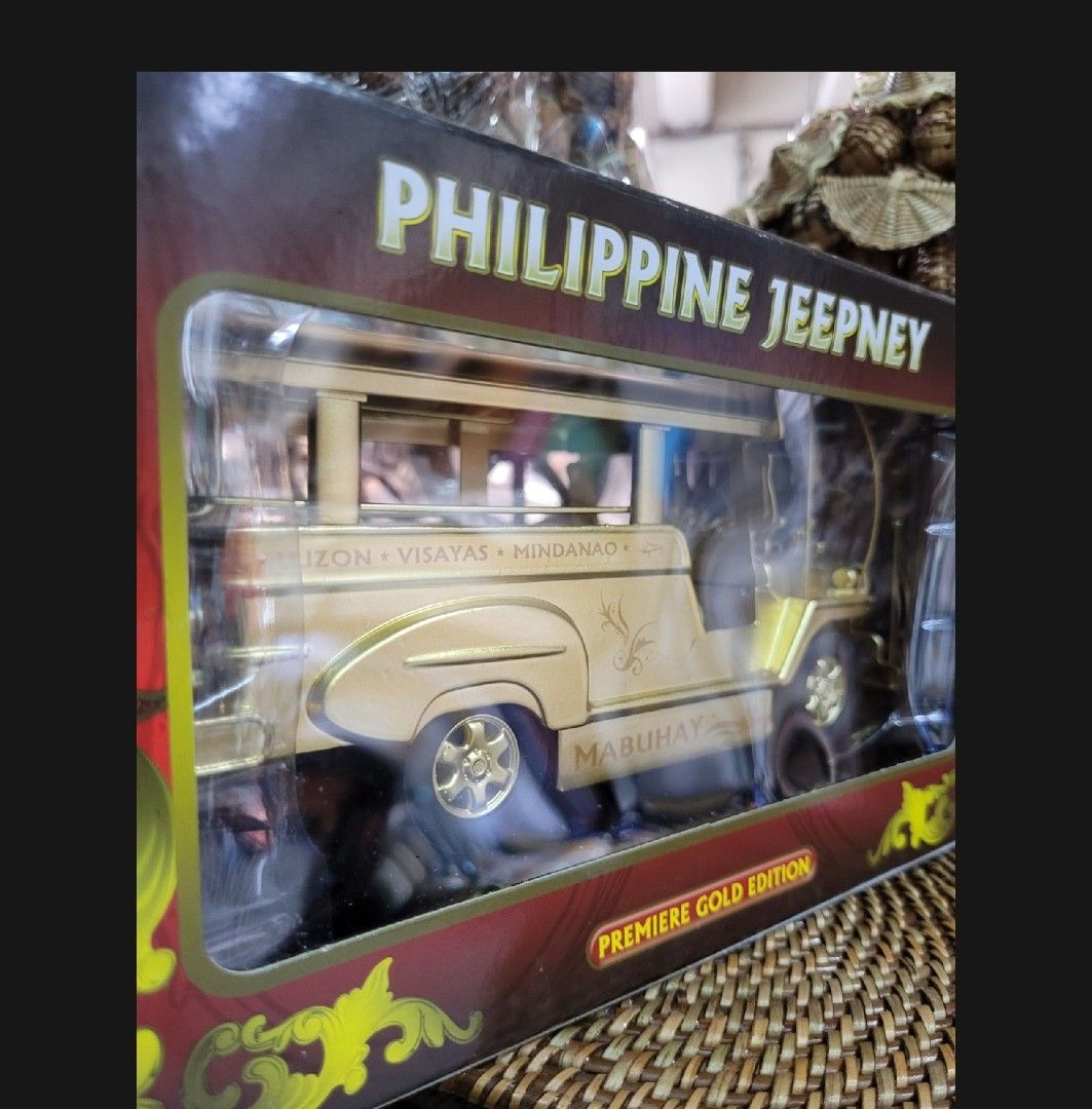 Philippine Jeepney Die-Cast Metal 8" Gold Edition, Hobbies & Toys, Toys ...