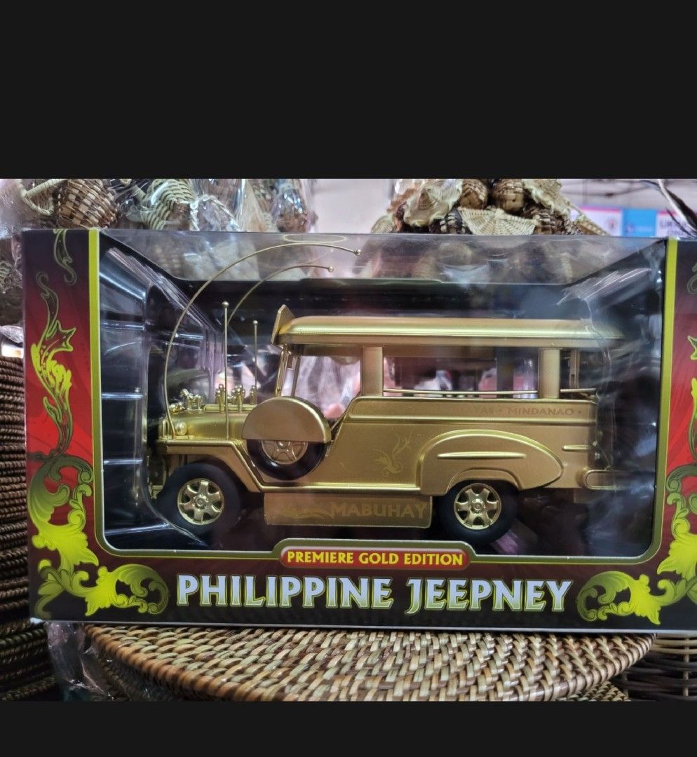 Philippine Jeepney Die-Cast Metal 8" Gold Edition, Hobbies & Toys, Toys ...