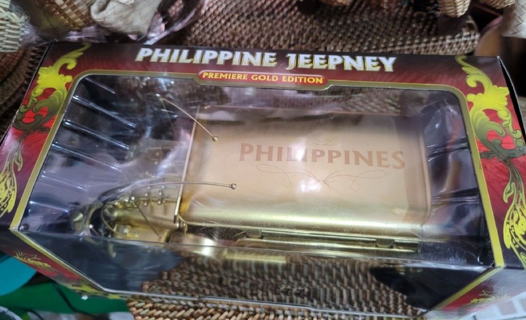 Philippine Jeepney Die-Cast Metal 8" Gold Edition, Hobbies & Toys, Toys ...