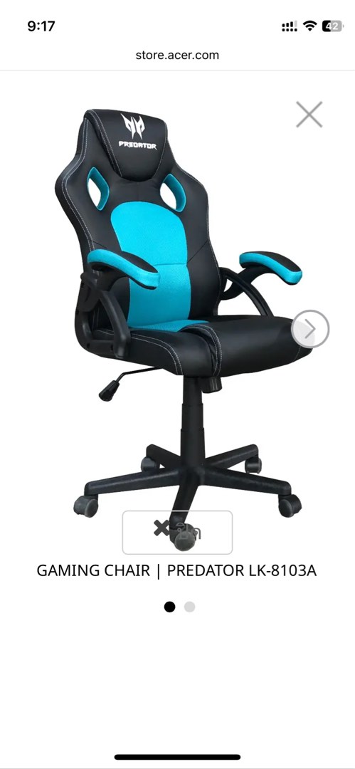 PREDATOR gaming chair, Furniture & Home Living, Office Furniture ...