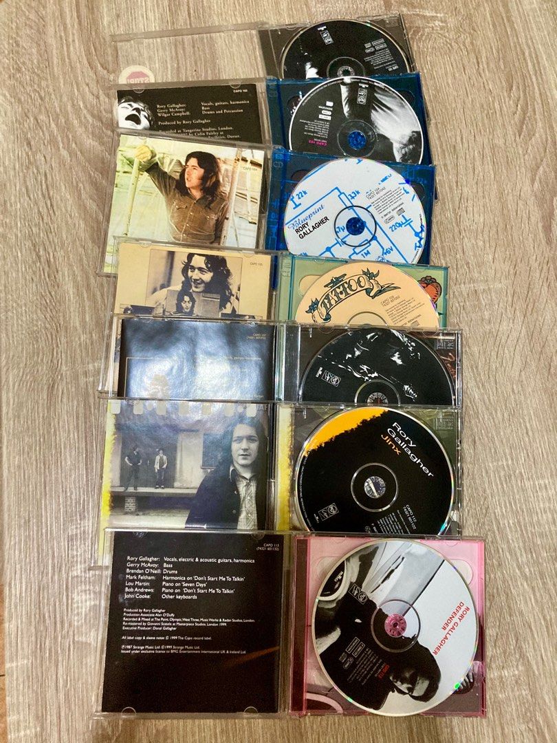 Rory Gallagher CDs, Hobbies & Toys, Music & Media, CDs & DVDs on Carousell