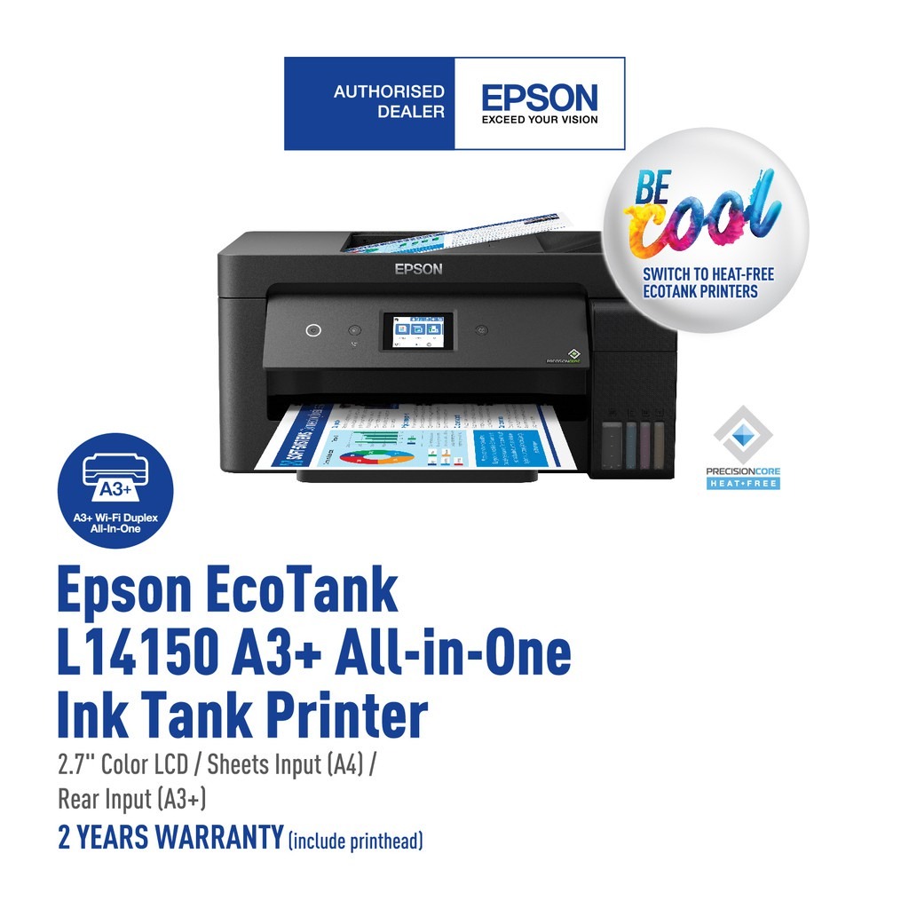 [$30 NTUC VOUCHER] Epson L14150 Ecotank A3/A4 Ink Tank Wireless Printer ...