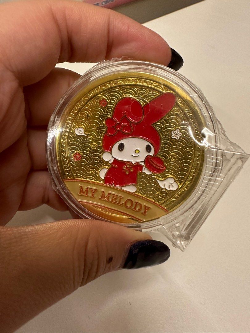 Sanrio Gold Coins CPCM Kuromi Pompompurin My Melody, Hobbies & Toys ...