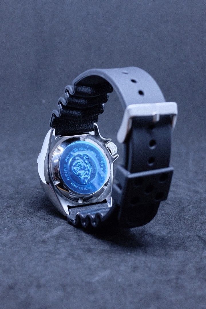 SEIKO MOD SCUBA DIVERS RUBBER STRAP, Luxury, Watches on Carousell