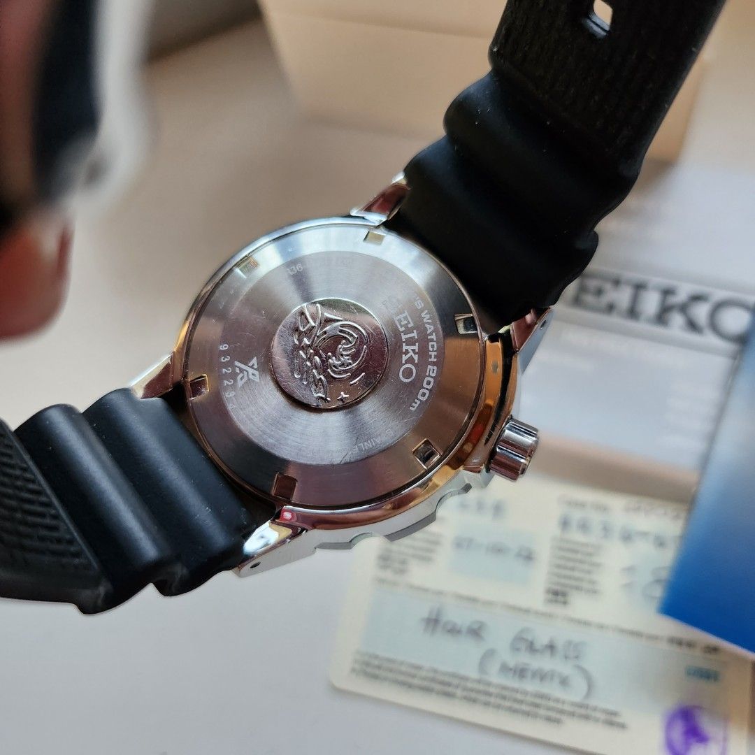 Seiko Prospex Monster 4th Gen Black Dial SRPD27, Men's Fashion, Watches ...