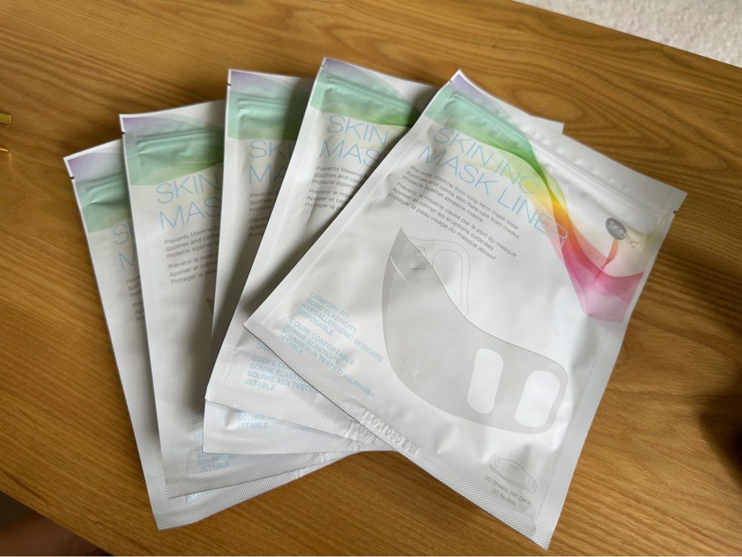 Skin Inc Mask Liner (20 sheets x 5 packs), Health & Nutrition, Face ...