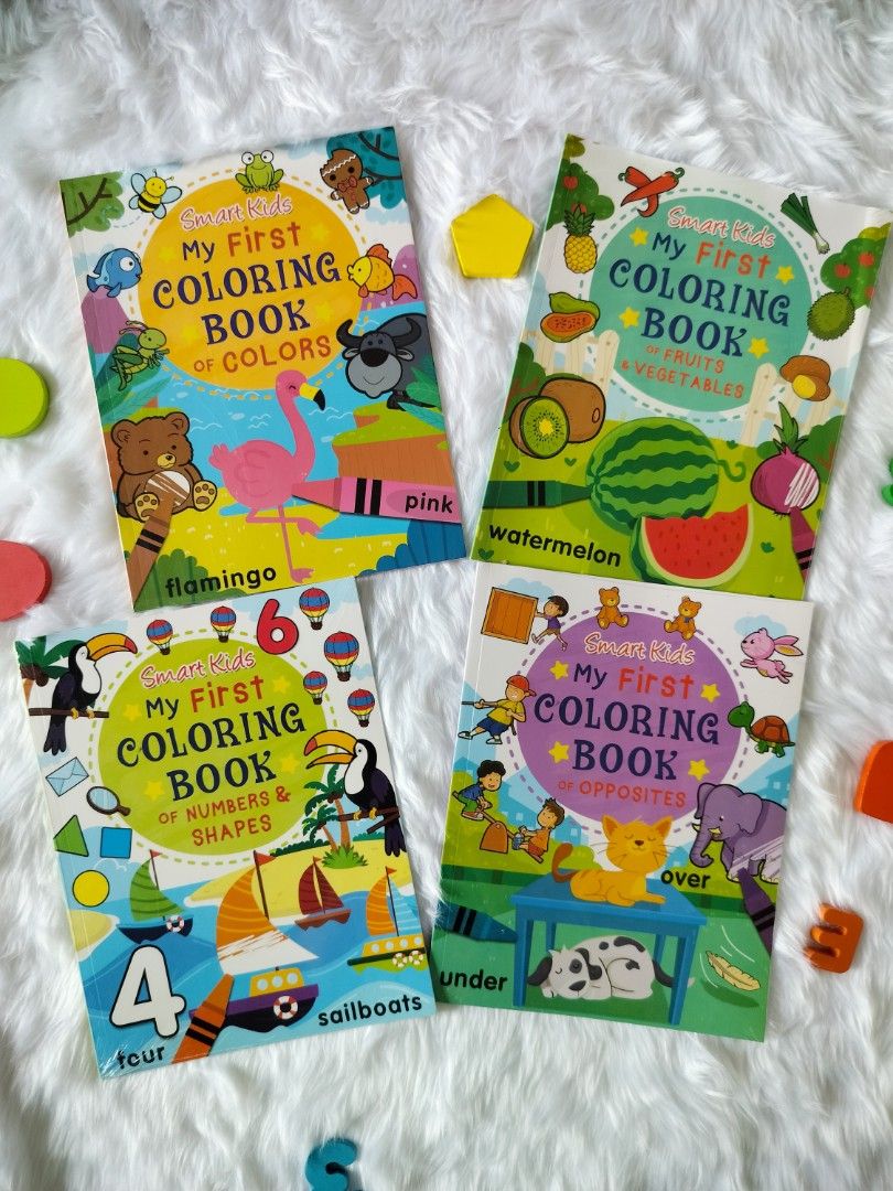 Smart Kids My First Coloring Book, Hobbies & Toys, Books & Magazines ...