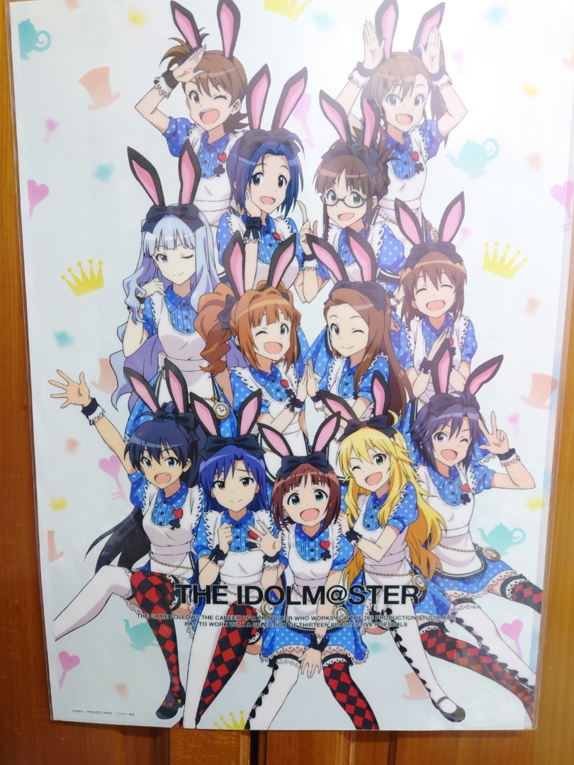 The Idolmaster Alice in Wonderland A3 Clear Poster, Hobbies & Toys ...