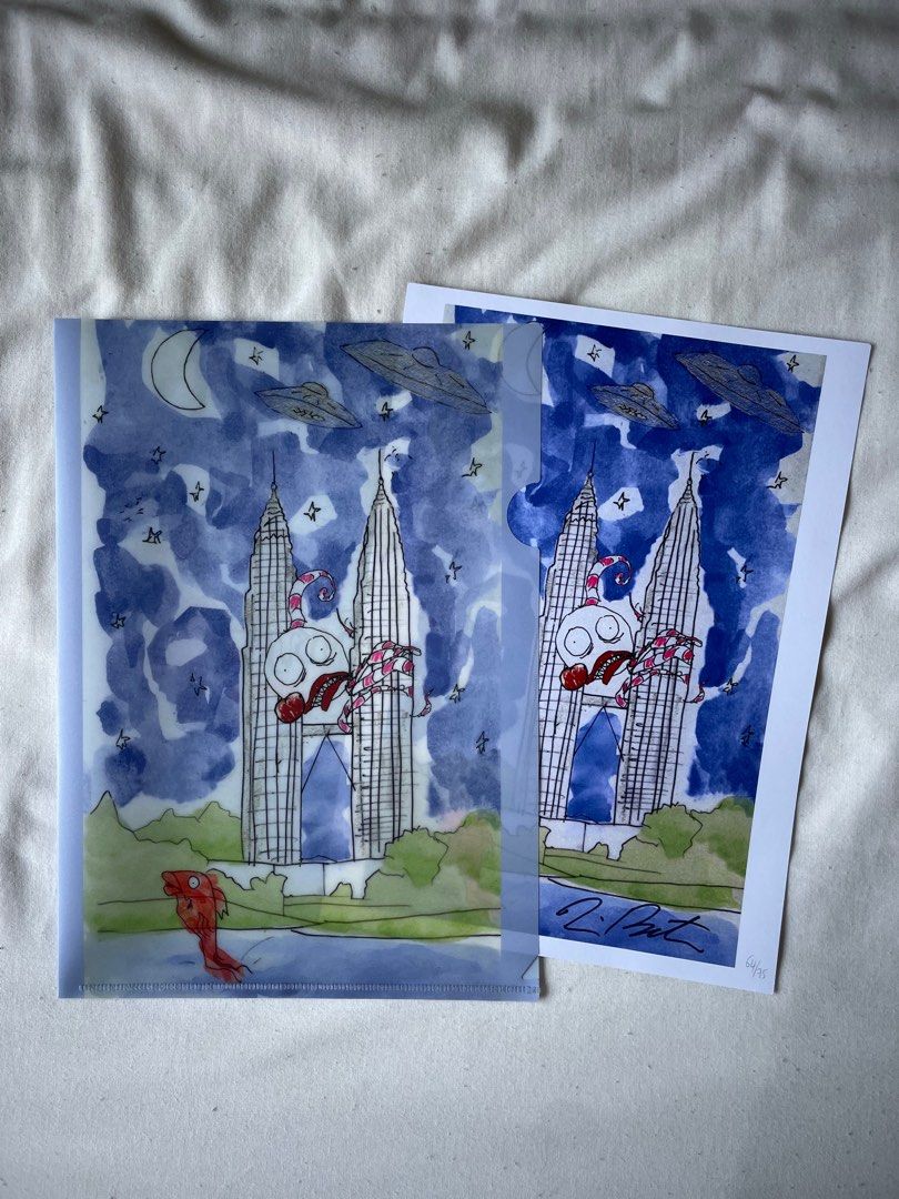 Tim Burton signature on limited edition posters, Hobbies & Toys ...