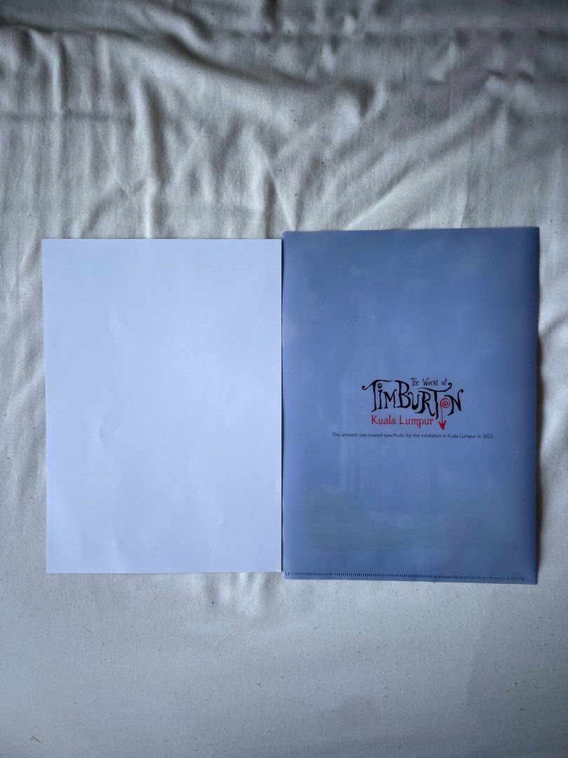 Tim Burton signature on limited edition posters, Hobbies & Toys ...