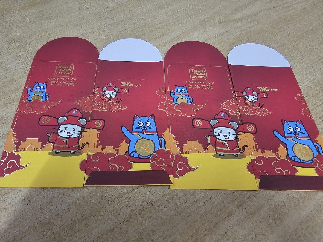 Touch and Go Ang Pow Red Packet Chinese New Year, Hobbies & Toys ...