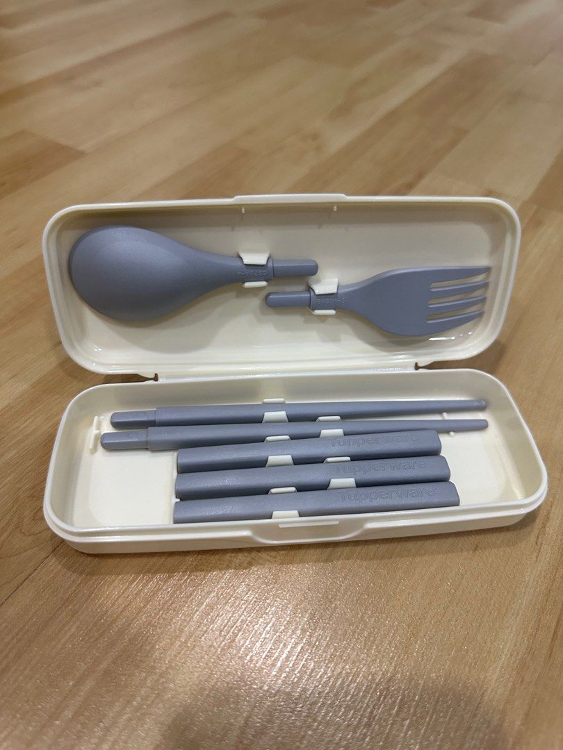 Tupperware Portable Cutlery Set, Furniture & Home Living, Kitchenware ...