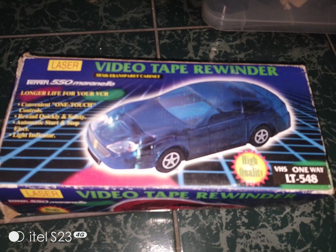 Vhs rewinder vintage, TV & Home Appliances, TV & Entertainment ...