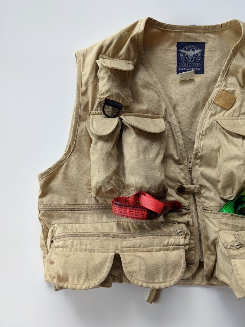 Vintage Houston gas mask vest, Men's Fashion, Coats, Jackets and ...