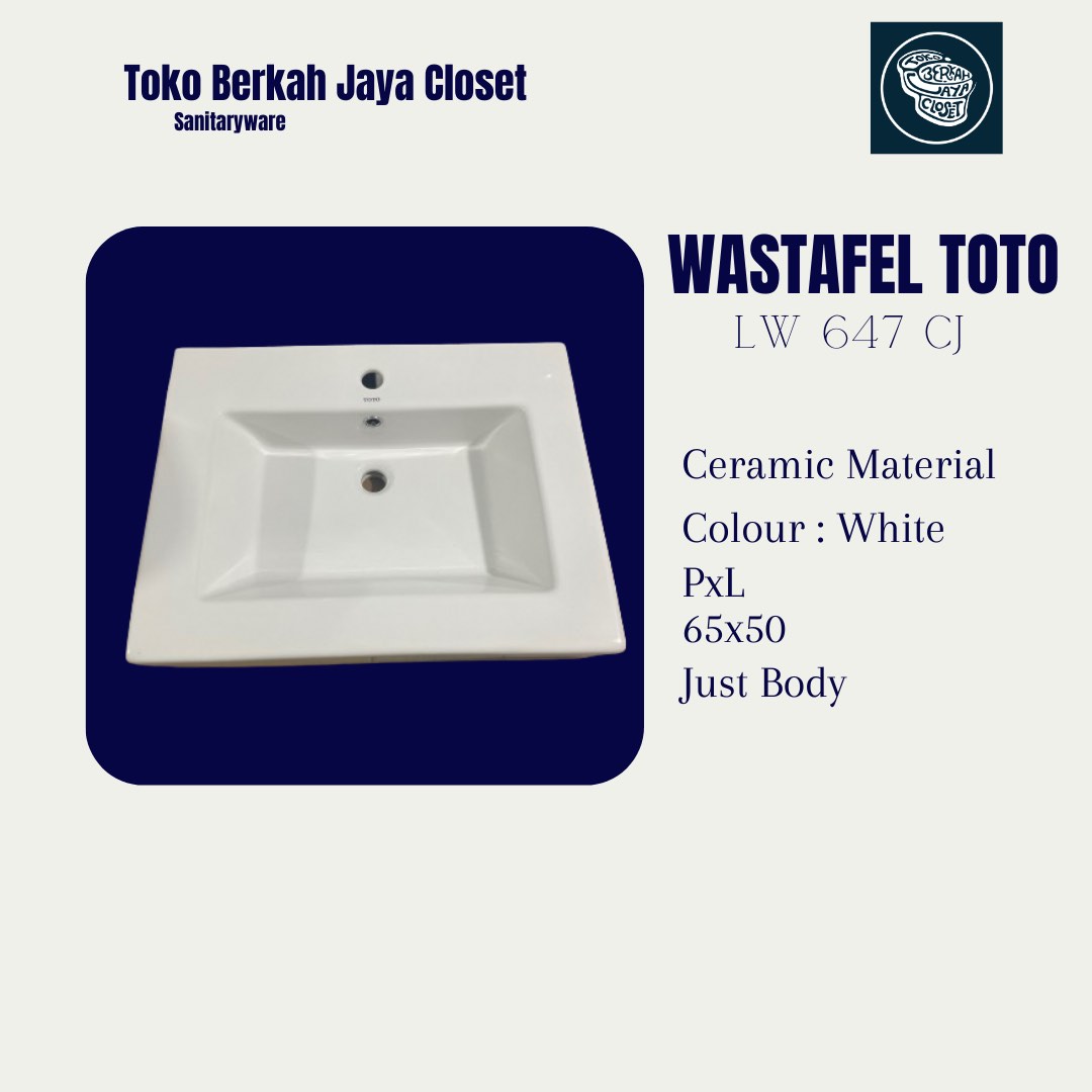 Wastafel TOTO LW 647 CJ, Perabotan Rumah di Carousell
