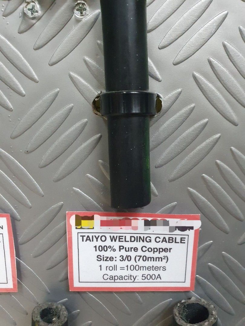 WELDING CABLE CABLES ELECTRICAL WIRE WIRES Taiyo Japan 3/0 , 70mm2 ...