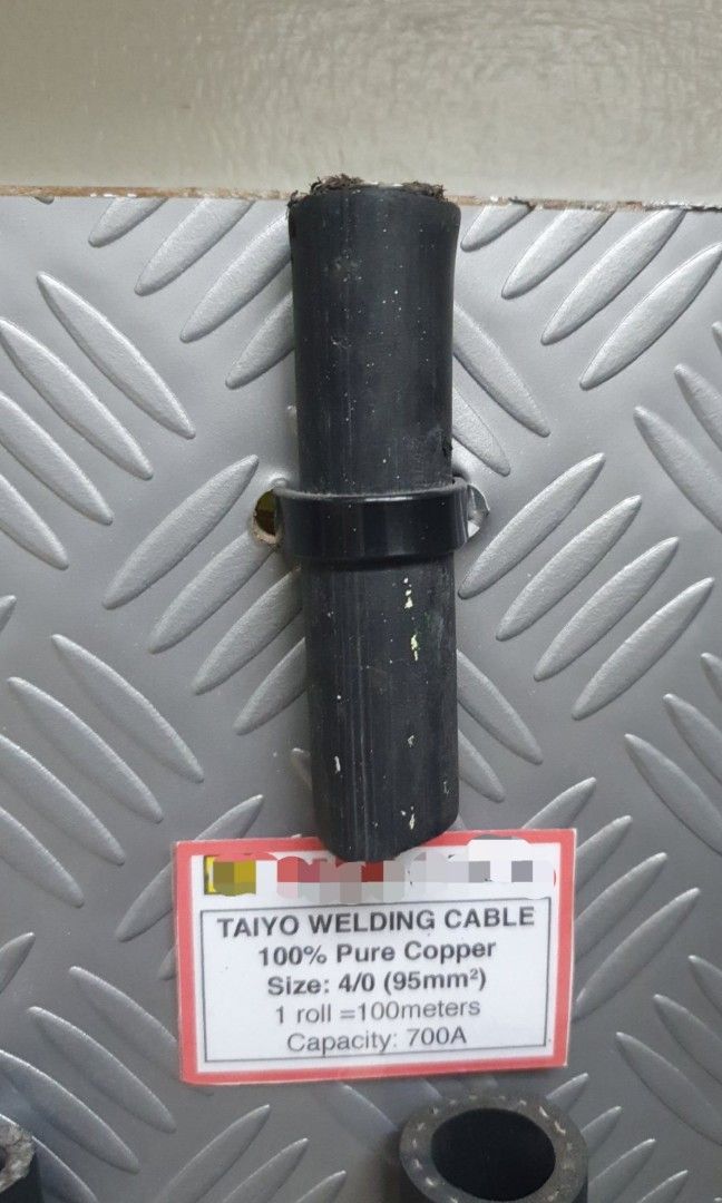 WELDING CABLE CABLES ELECTRICAL WIRE WIRES Taiyo Japan 3/0 , 70mm2 ...