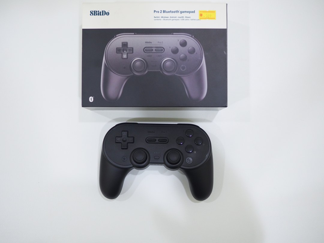 8BitDo Pro 2 Bluetooth Controller for Switch, PC, Android, Steam Deck ...