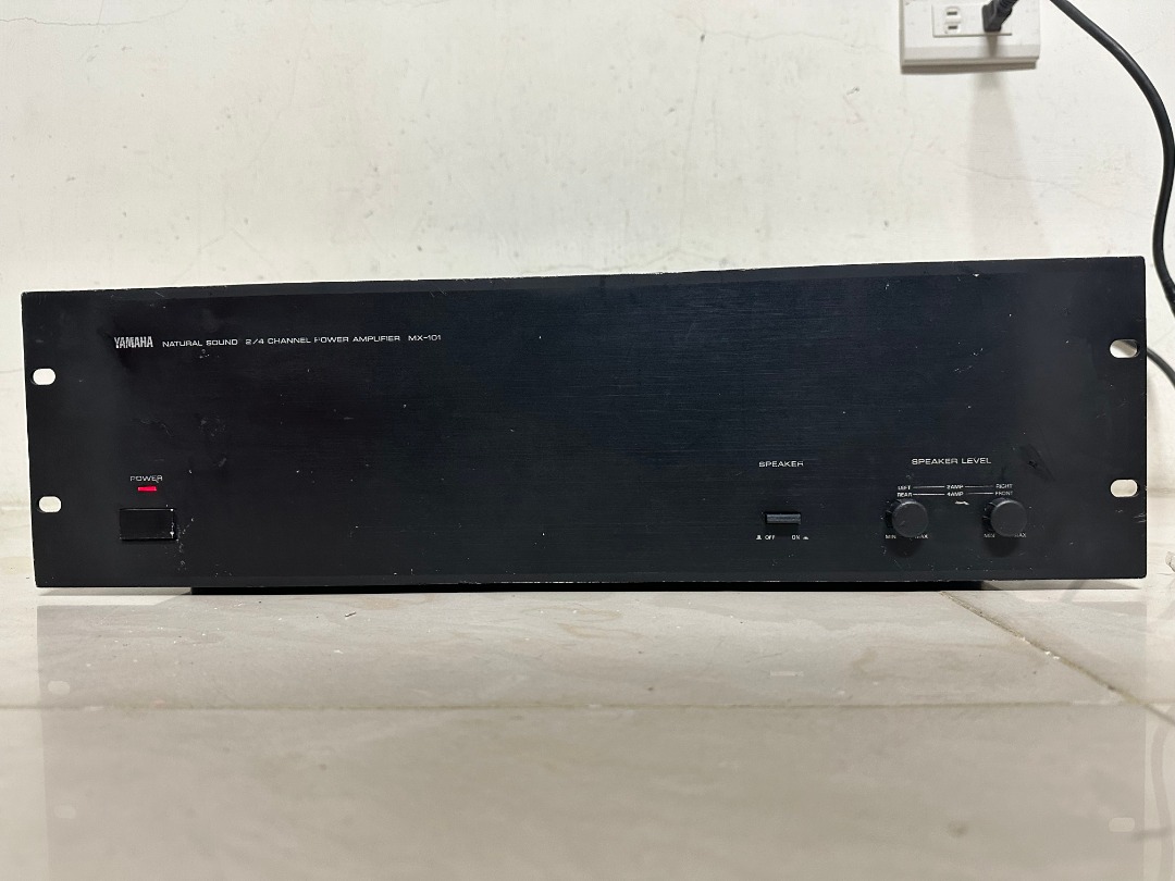 日本 YAMAHA MX-101 Power Amplifier 後級擴大機 聲音優 2/4CH 聲音獨立調整~日本製造, 耳機及錄音音訊設備 ...