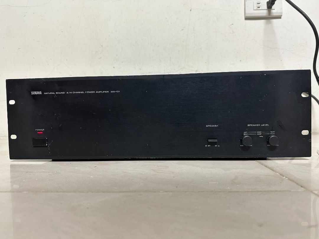 日本 YAMAHA MX-101 Power Amplifier 後級擴大機 聲音優 2/4CH 聲音獨立調整~日本製造, 耳機及錄音音訊設備 ...