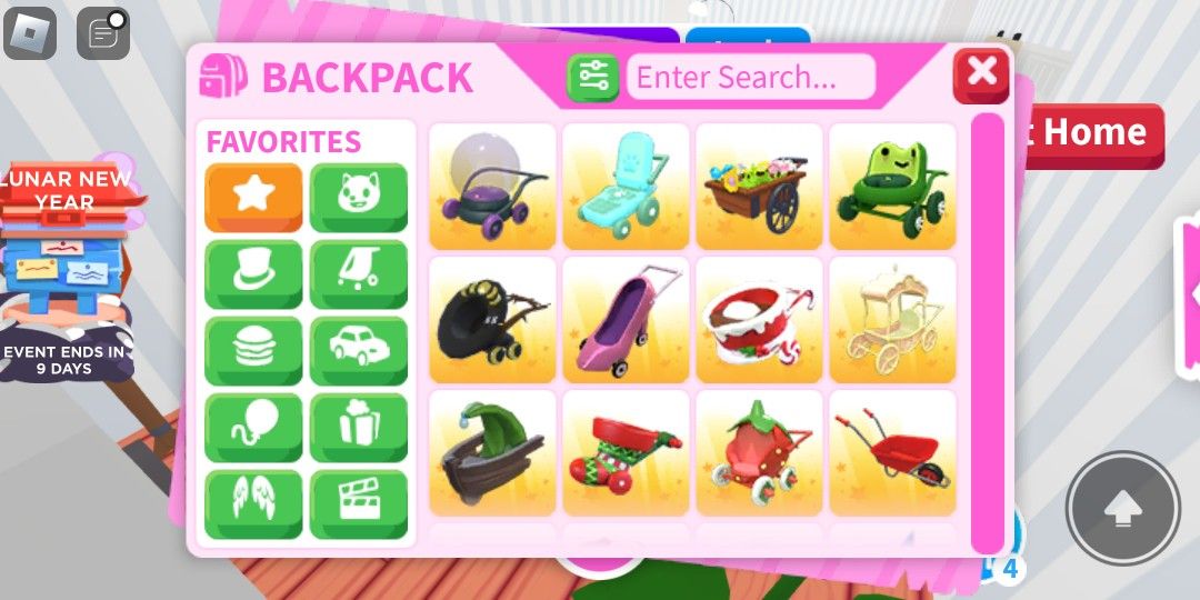 Adopt Me Strollers, Video Gaming, Gaming Accessories, In-Game Products ...