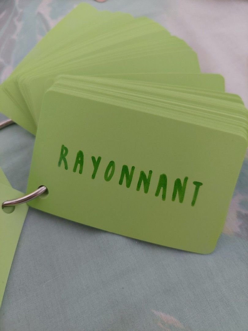 ALE Review Materials (Printed Handouts & Handwritten Flashcards ...