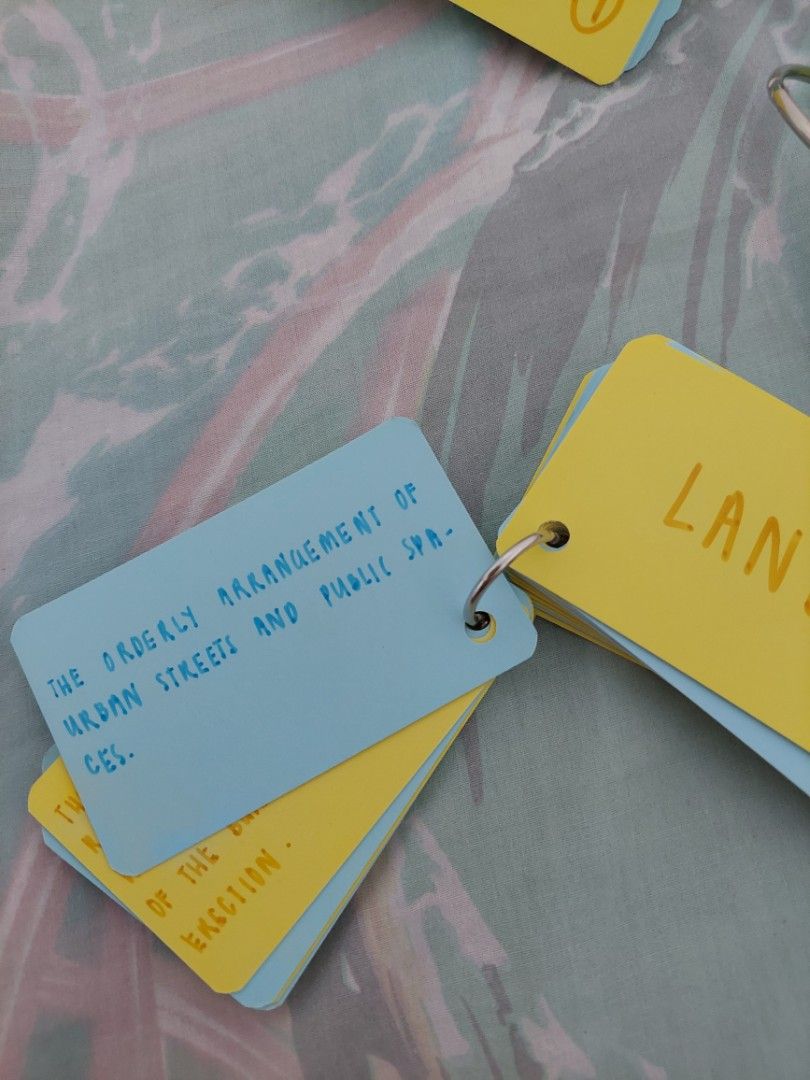 ALE Review Materials (Printed Handouts & Handwritten Flashcards ...