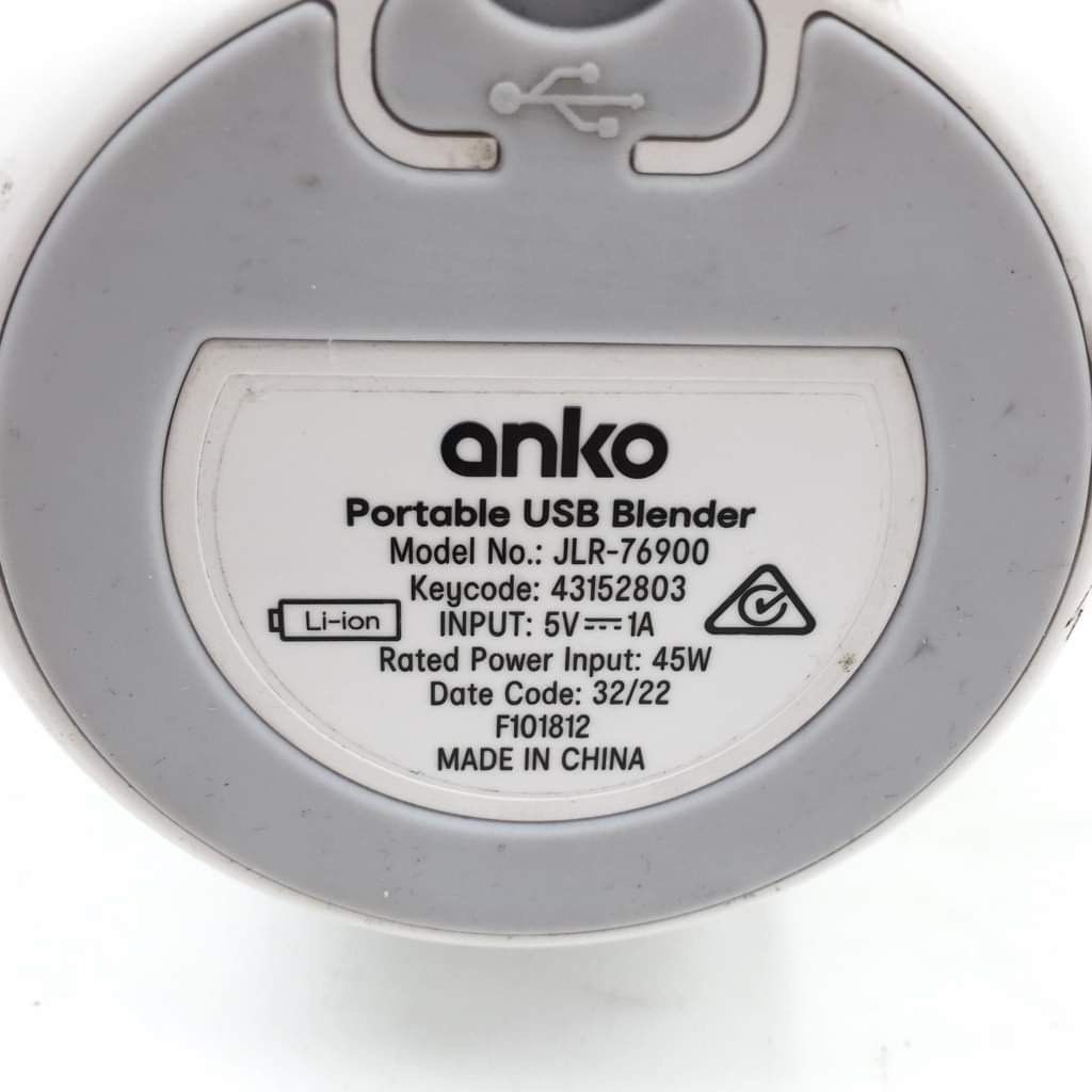 ANKO 300ML JLR-76900 Mini Rechargeable Portable USB Fruit Juice Shakes ...