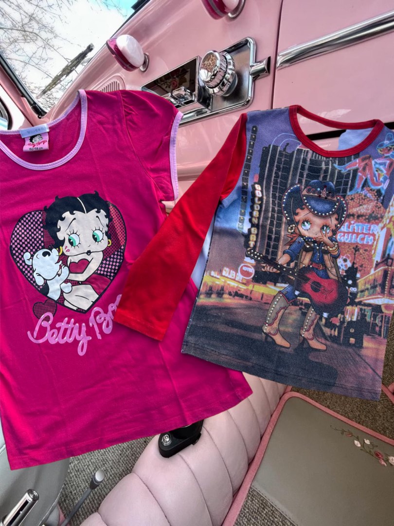 authentic Betty boop tops y2k vintage aesthetic pinterest, Women's ...
