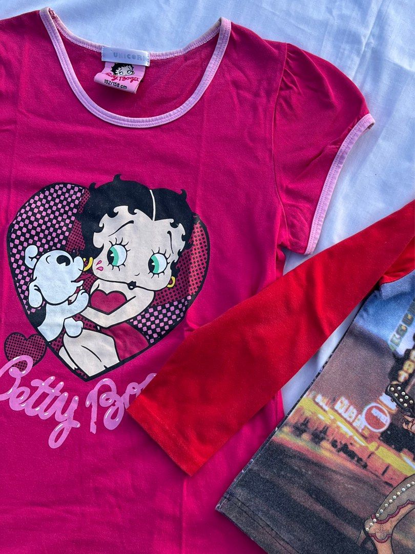 authentic Betty boop tops y2k vintage aesthetic pinterest, Women's ...