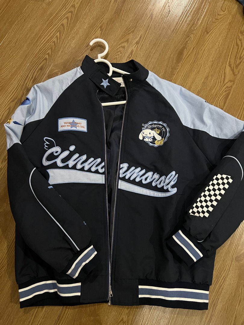 Authentic Cinnamoroll Racer Jacket by Kyouko sanrio collab, Women's ...