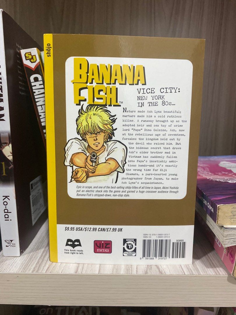 Banana Fish vol. 1, Hobbies & Toys, Books & Magazines, Comics & Manga ...