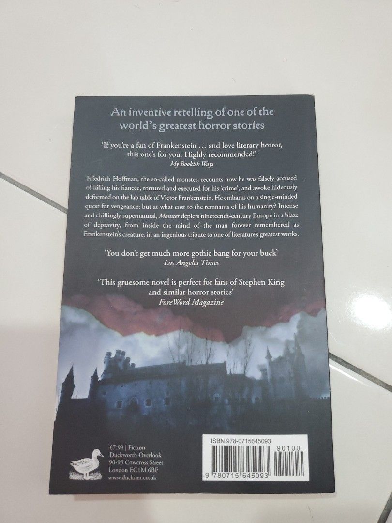 Book novel gory monster by frankenstein, Hobbies & Toys, Books ...