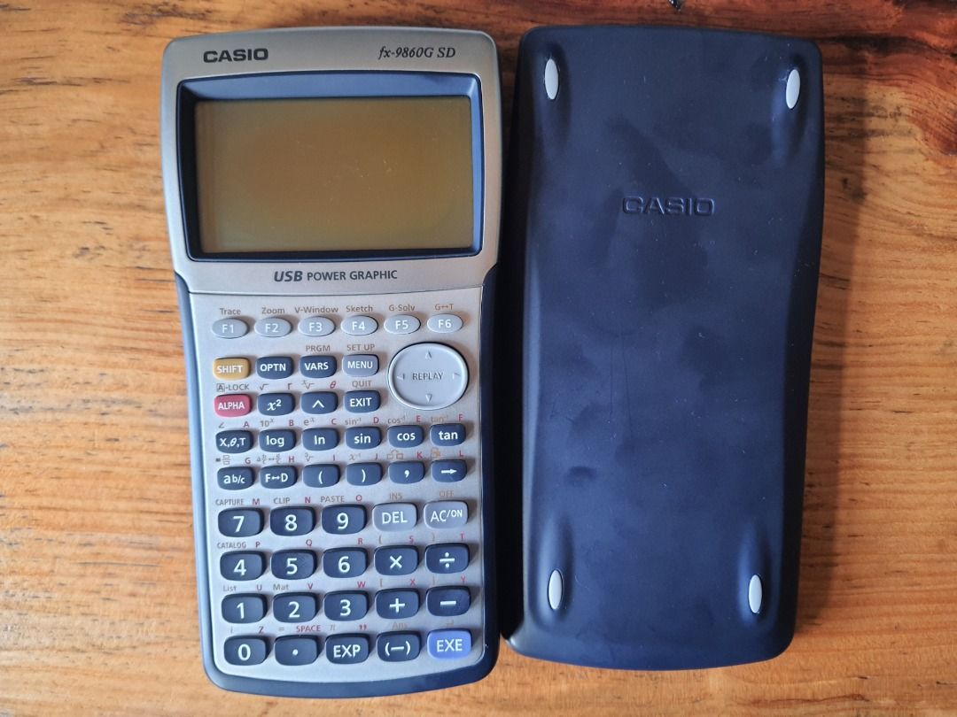 Casio Graphic Calculator USB Power Graphic fx-9860G SD Scientific ...